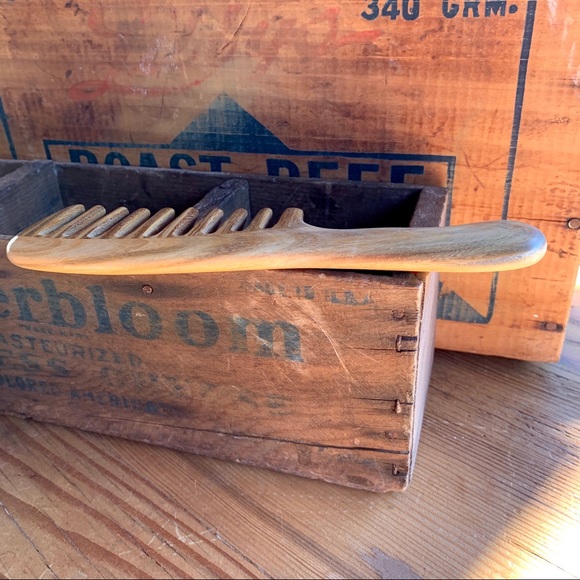 fire monkey | Accessories | Natural Eco Sandalwood Wide Tooth Comb ...